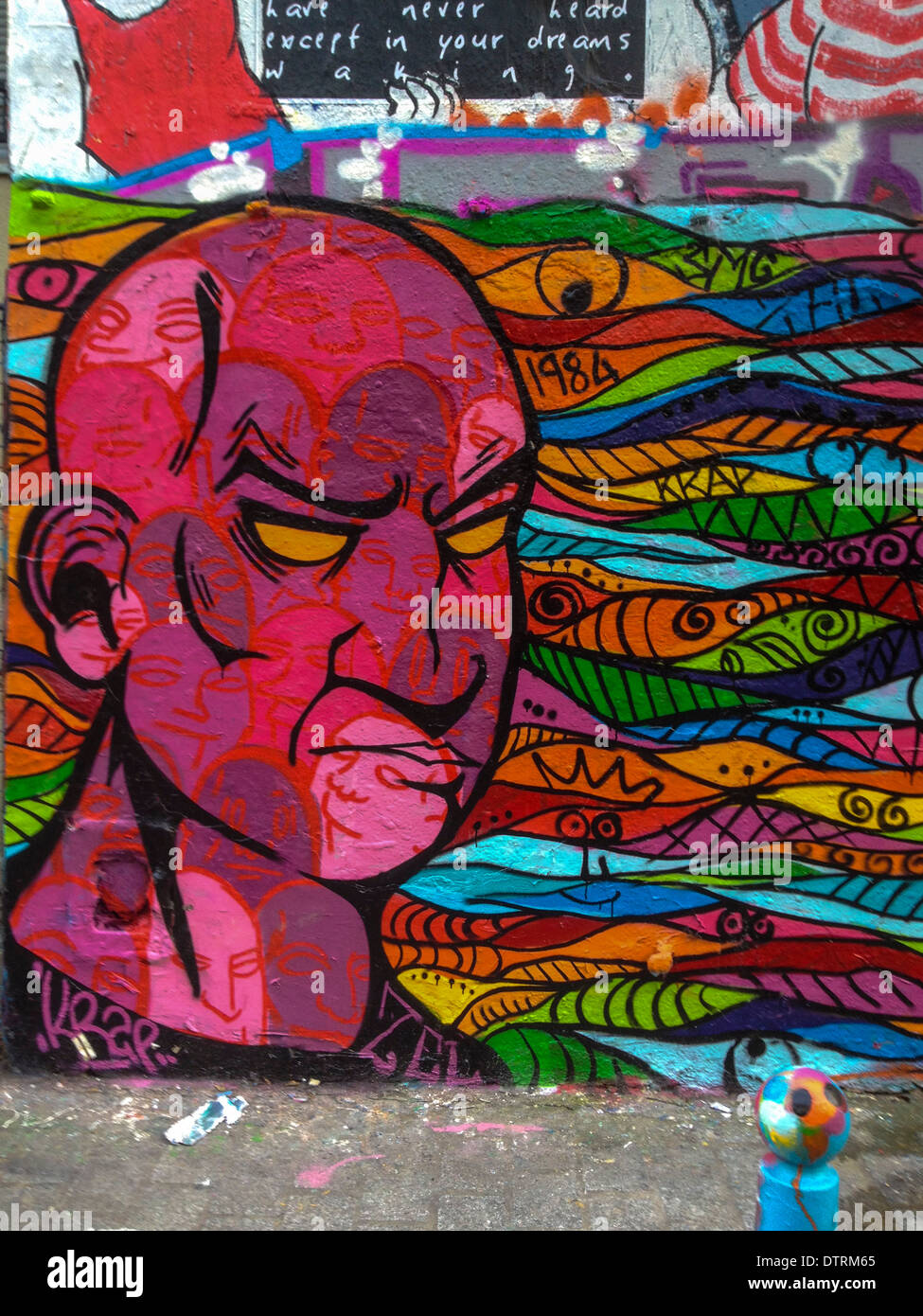 Paris, France., French Wall, Street Art, Graffiti Illustration, in ...