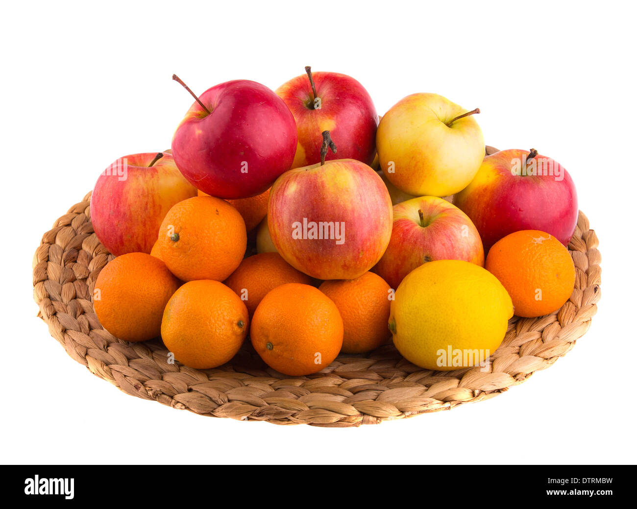 Fresh apples lemons on Cut Out Stock Images & Pictures - Alamy
