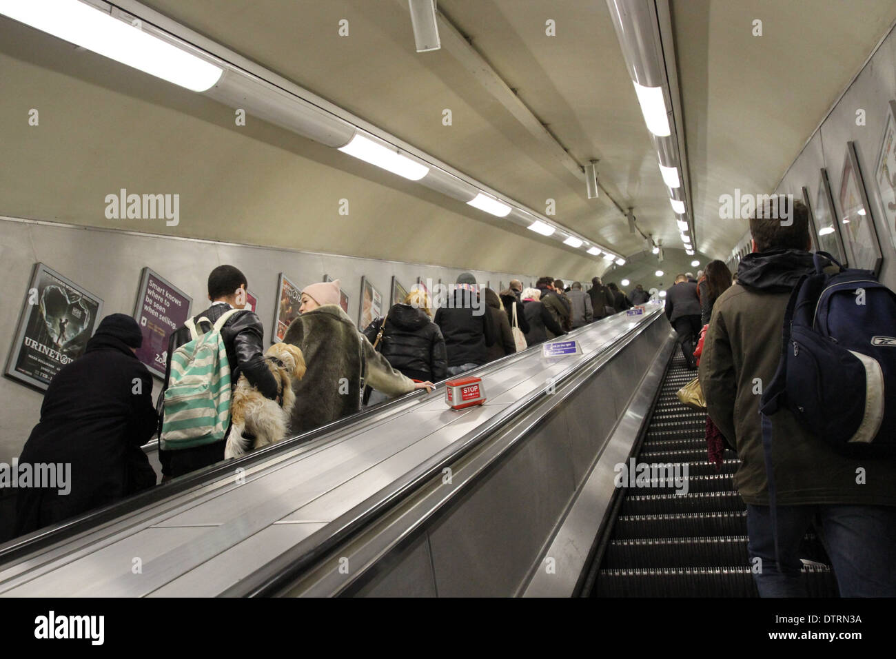 View in London underground Stock Photo - Alamy