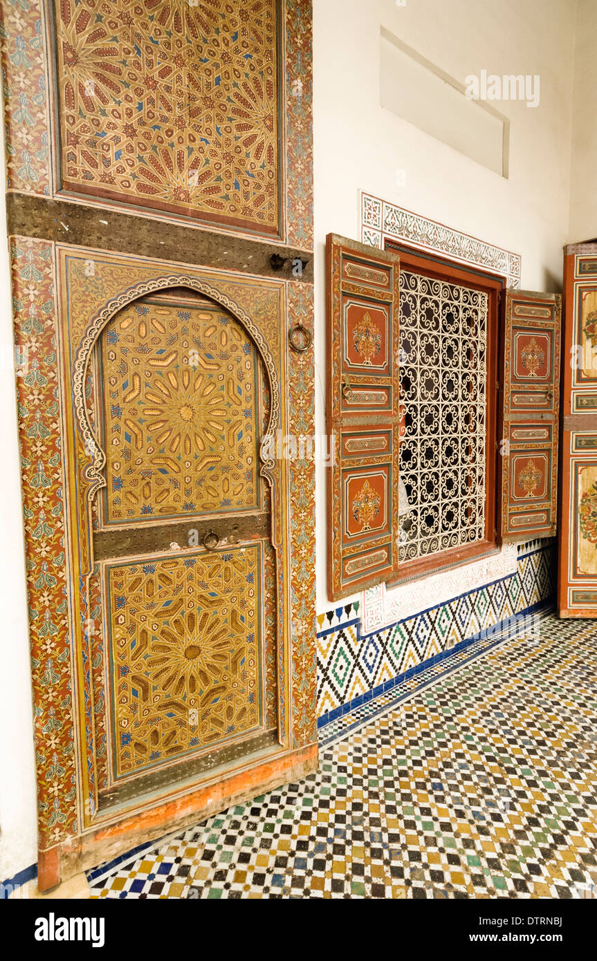 Interior of Marrakech Museum (Musée de Marrakech) in Marrakesh, Morocco ...