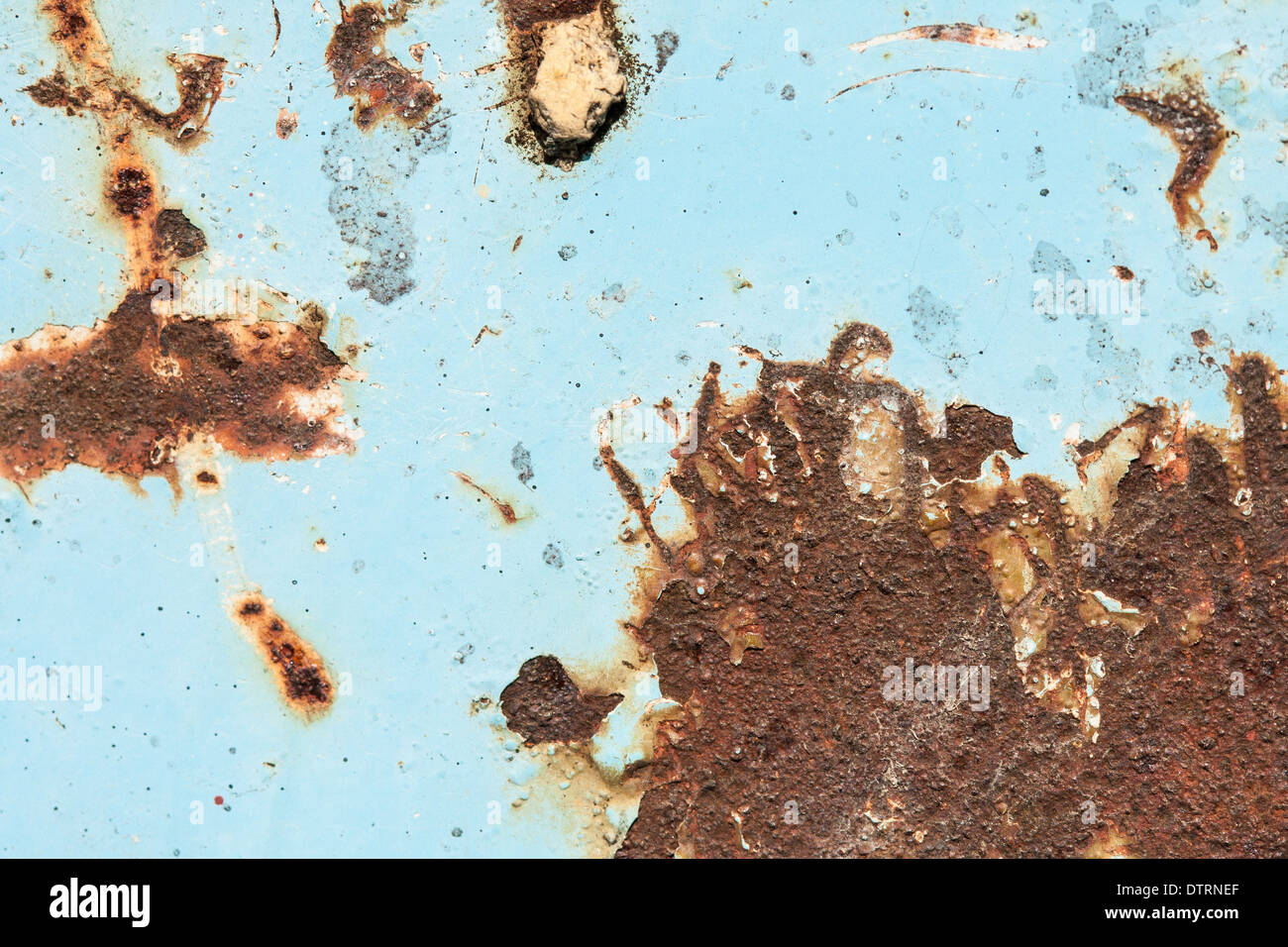Rust blue metallic texture Stock Photo - Alamy