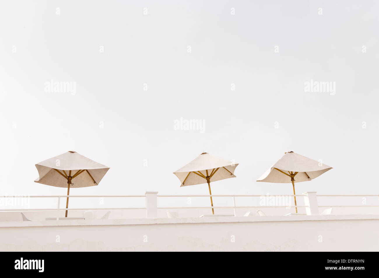 Parasols on a roof terrace in Marrakesh, Morocco Stock Photo - Alamy