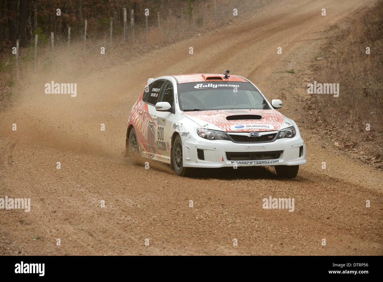 Salem, Missouri, USA. 22nd February 2014. Dillon Van Way driving during ...