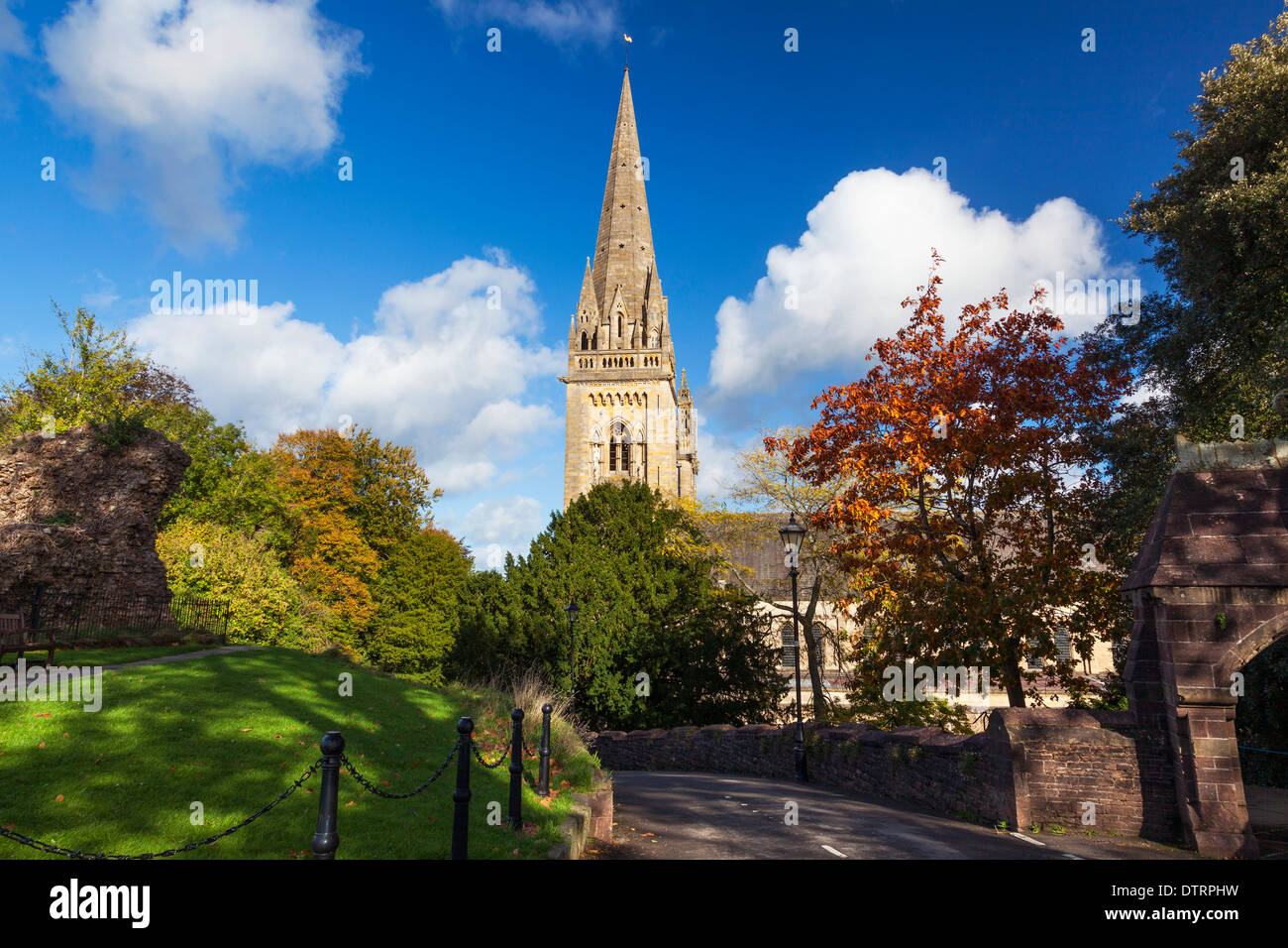 Llandaff Cathedral Cardiff Wales U.K Stock Photo - Alamy