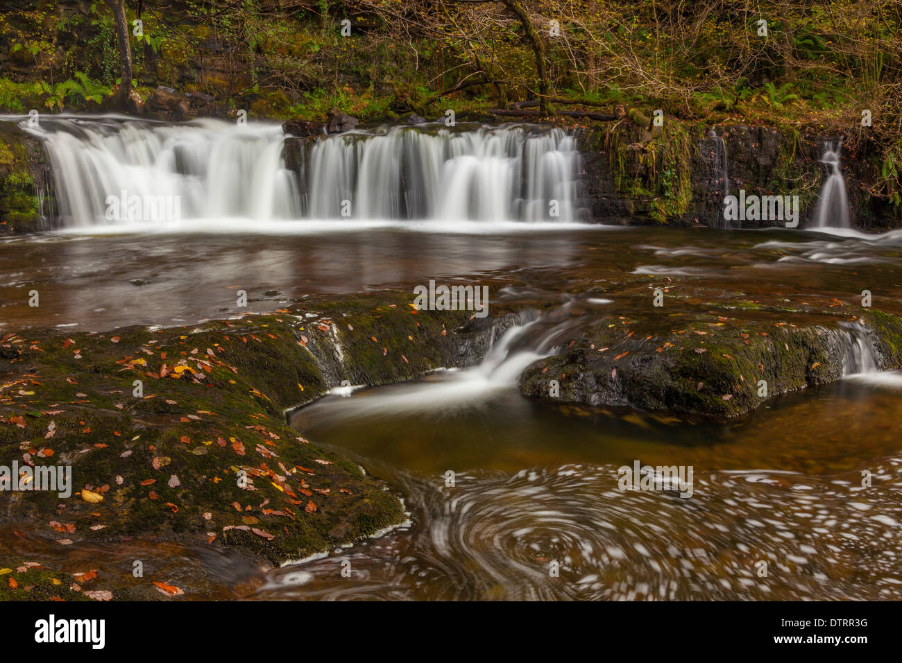Waterfalls Brecon Beacons Wales UK Stock Photo - Alamy