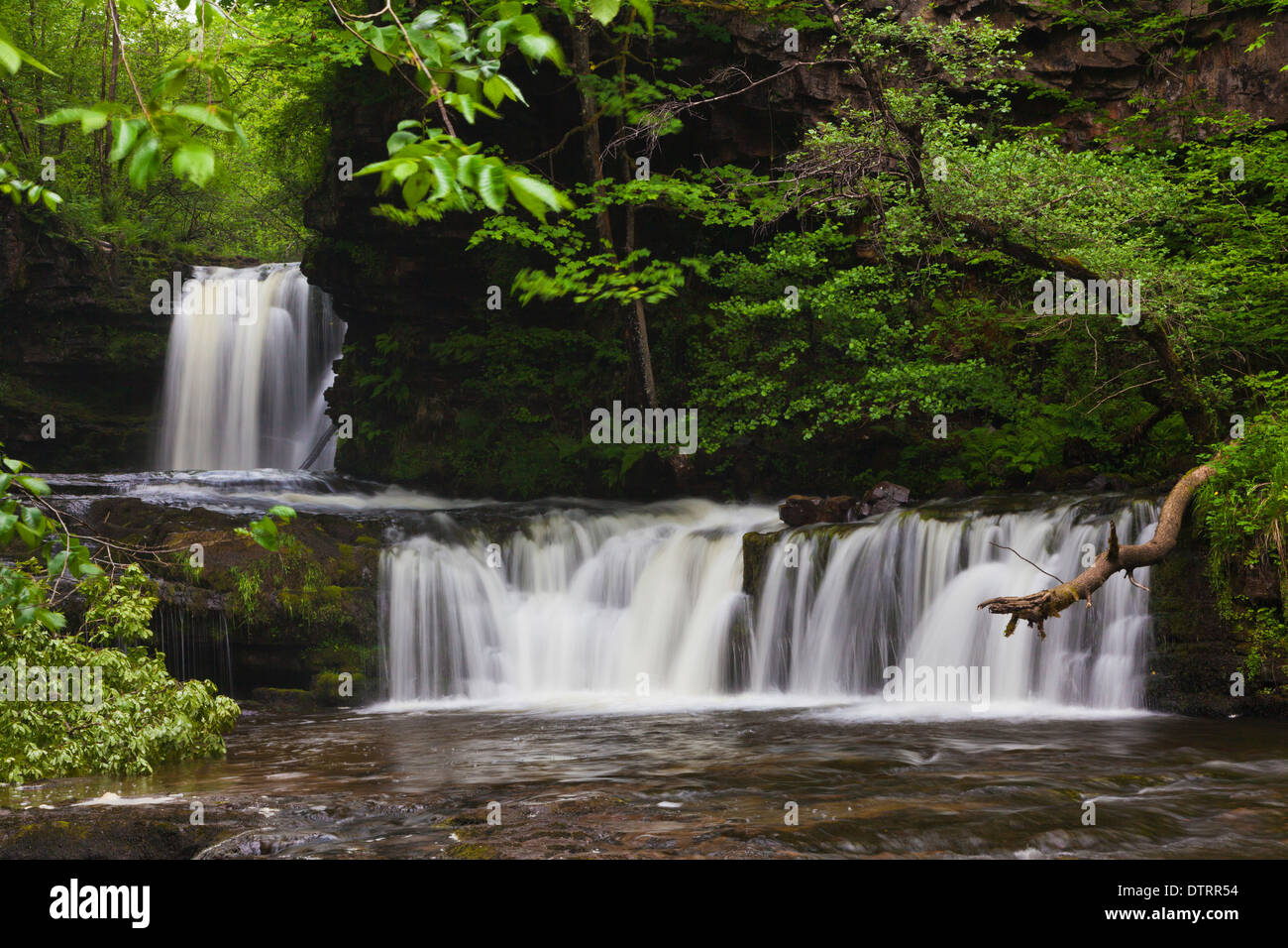 Waterfalls Brecon Beacons Wales UK Stock Photo - Alamy