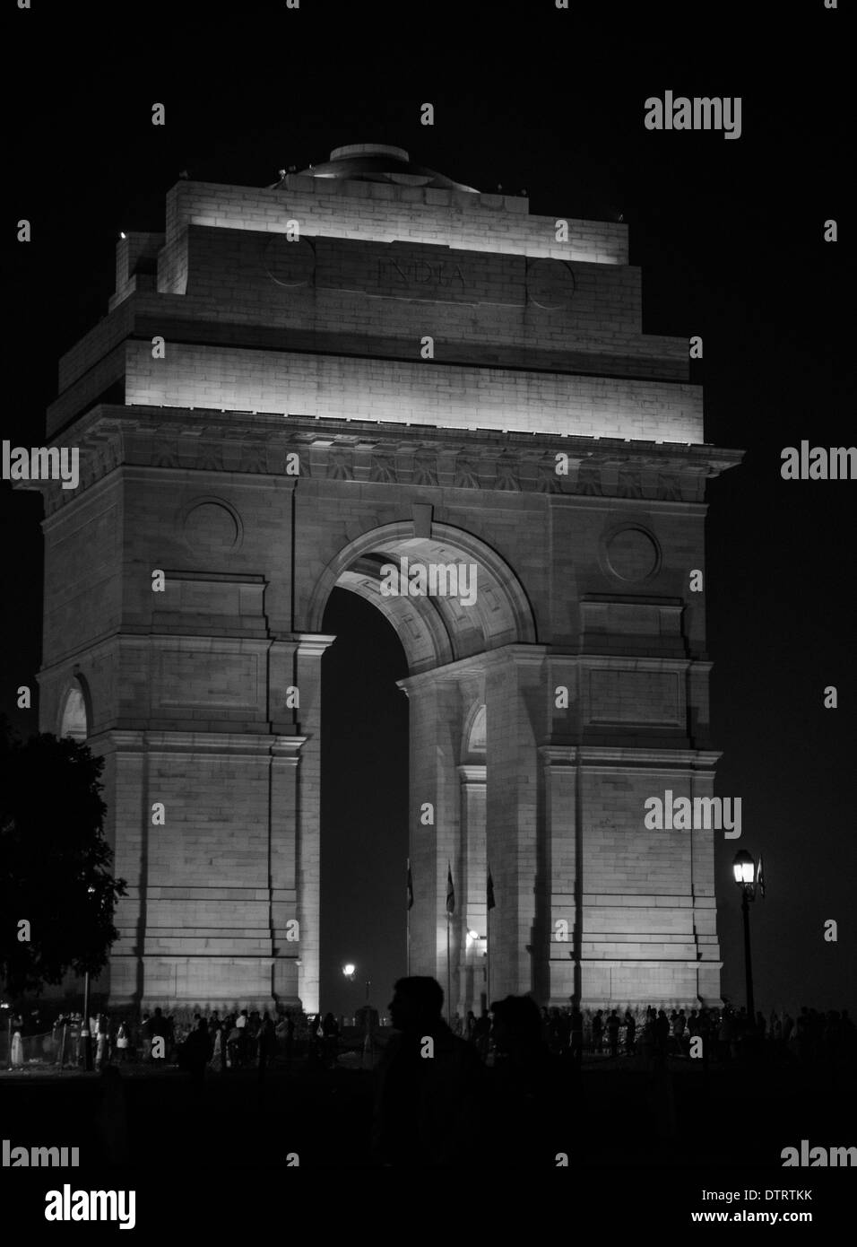 India gate Black and White Stock Photos & Images - Alamy