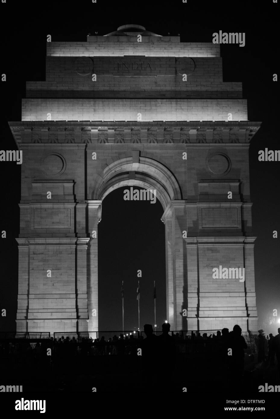 India gate Black and White Stock Photos & Images - Alamy