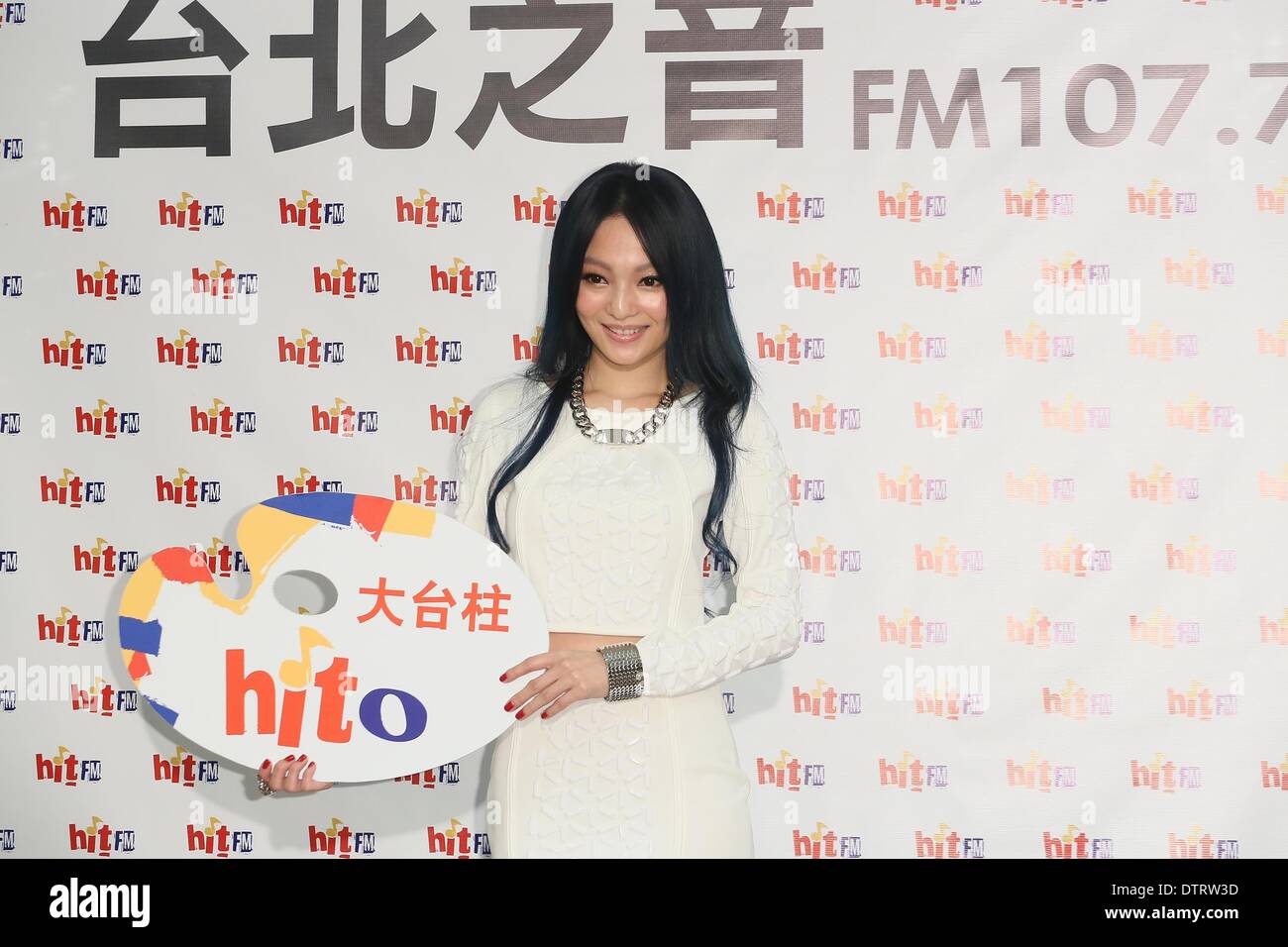 Taipei, Taiwan. 20th Feb, 2014. Angela Chang promotes her new album via ...
