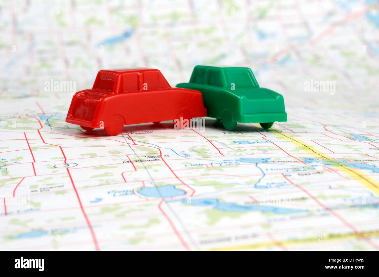 Red car crash hi-res stock photography and images - Alamy