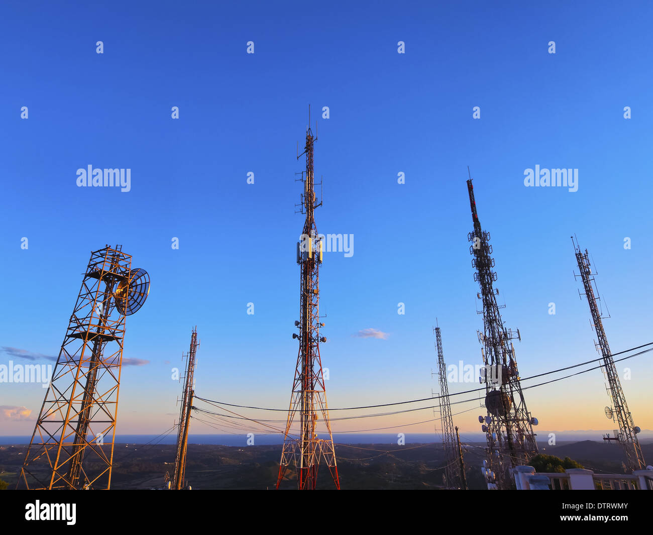 Broadcast station transmitters hi-res stock photography and images - Alamy