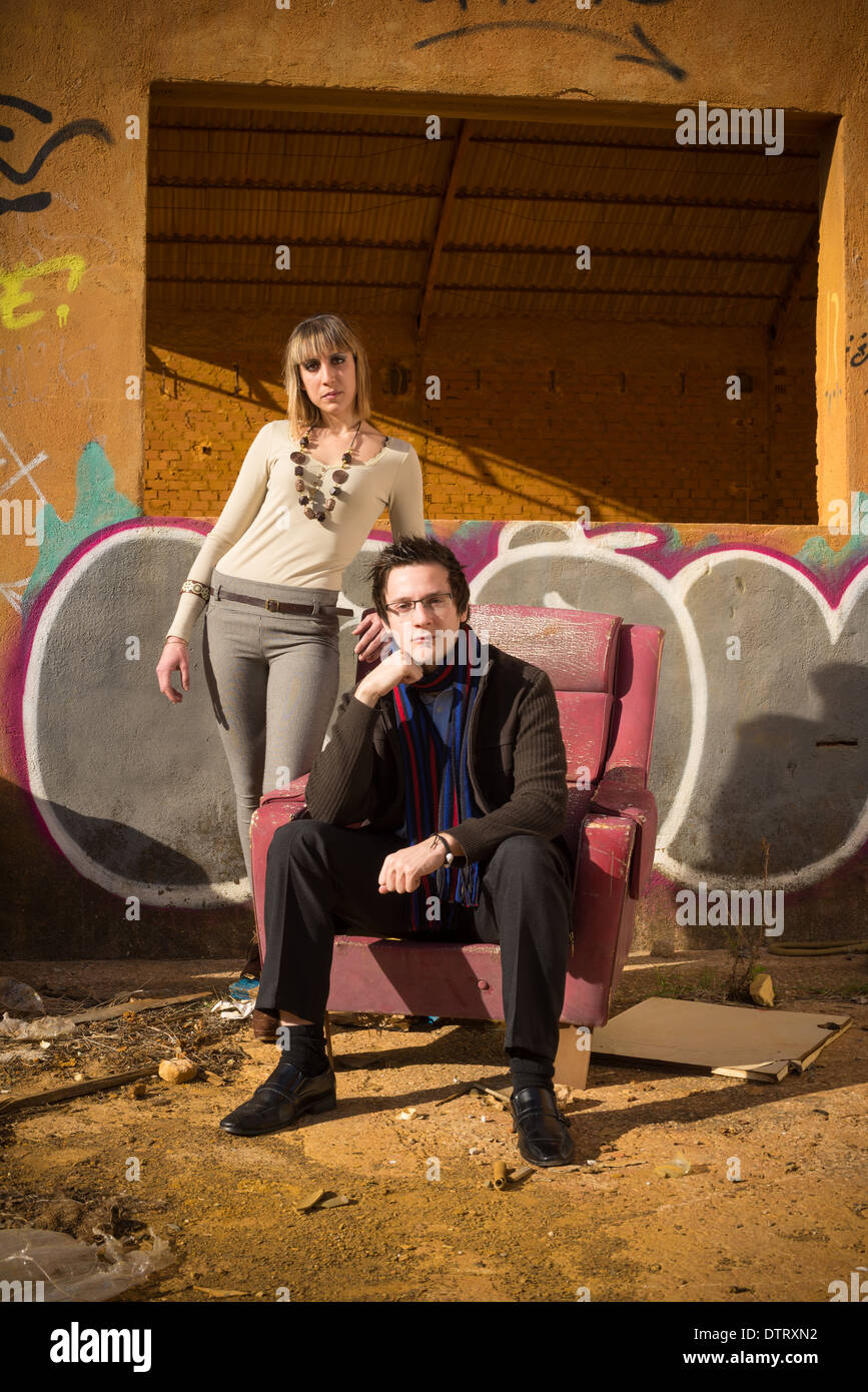 Posh couple hi-res stock photography and images - Alamy