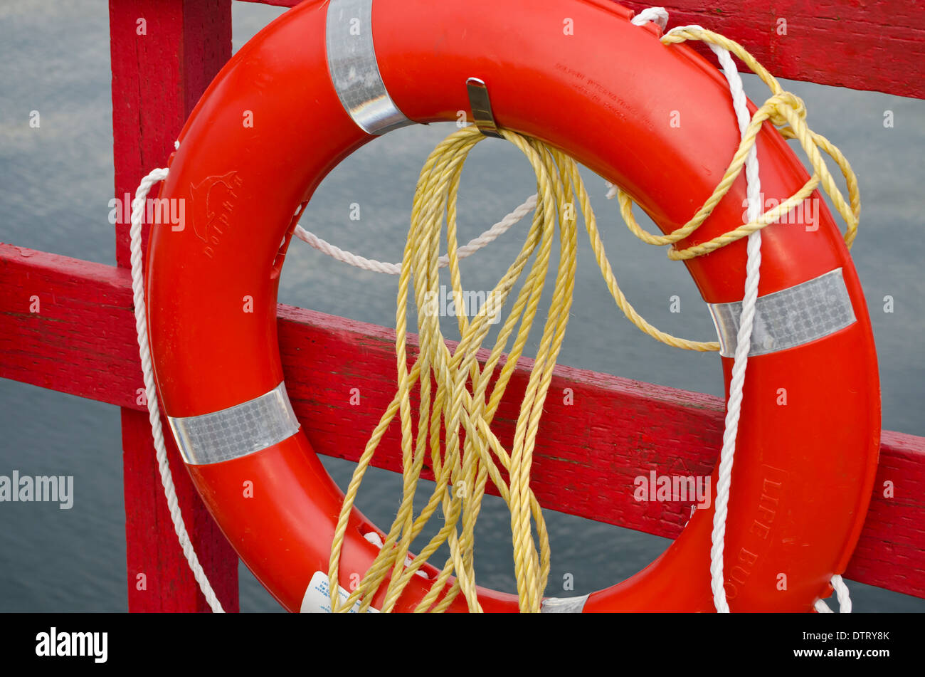 Round life preserver hi-res stock photography and images - Alamy