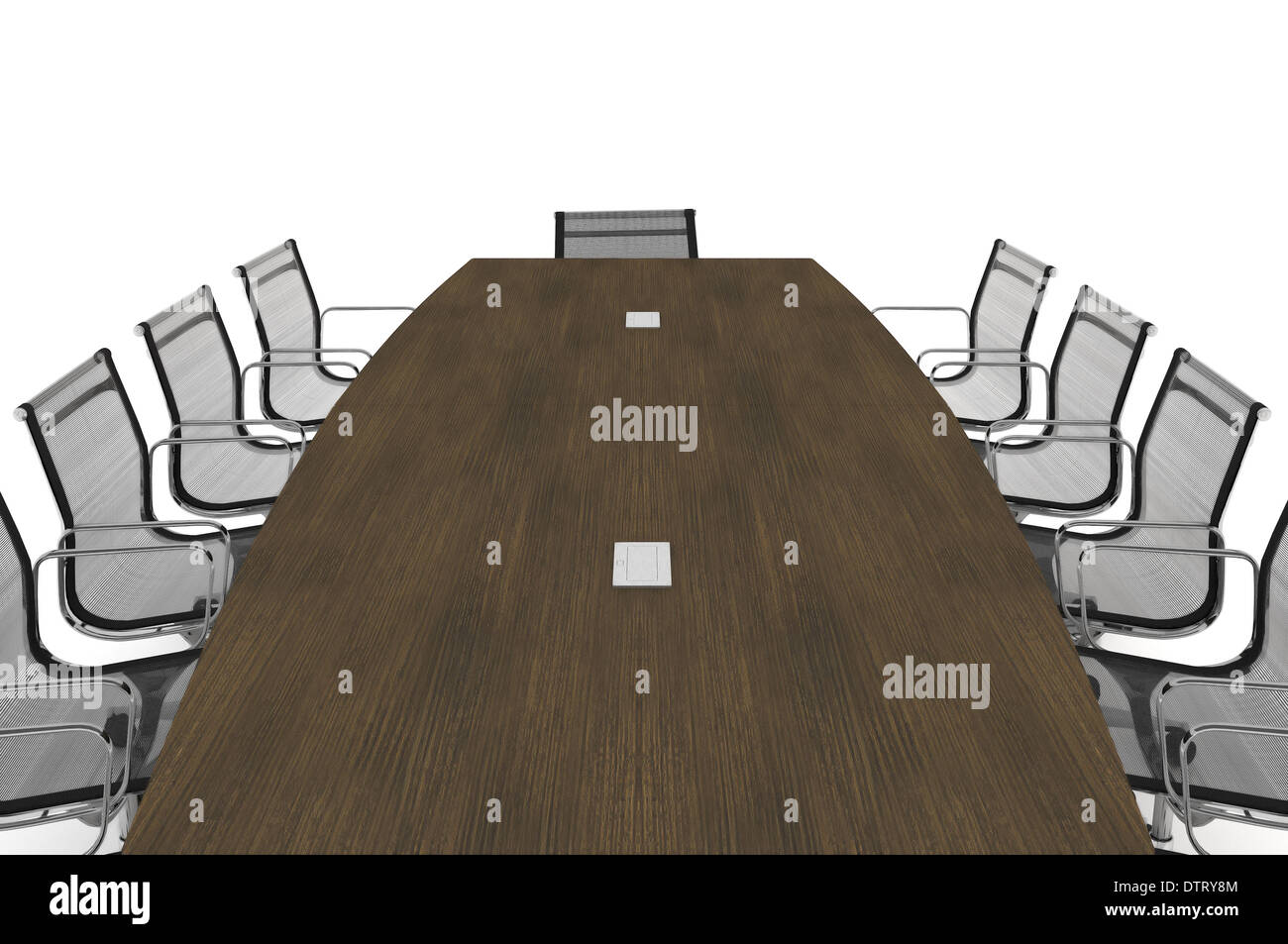 3d rendering Workstation table Stock Photo - Alamy