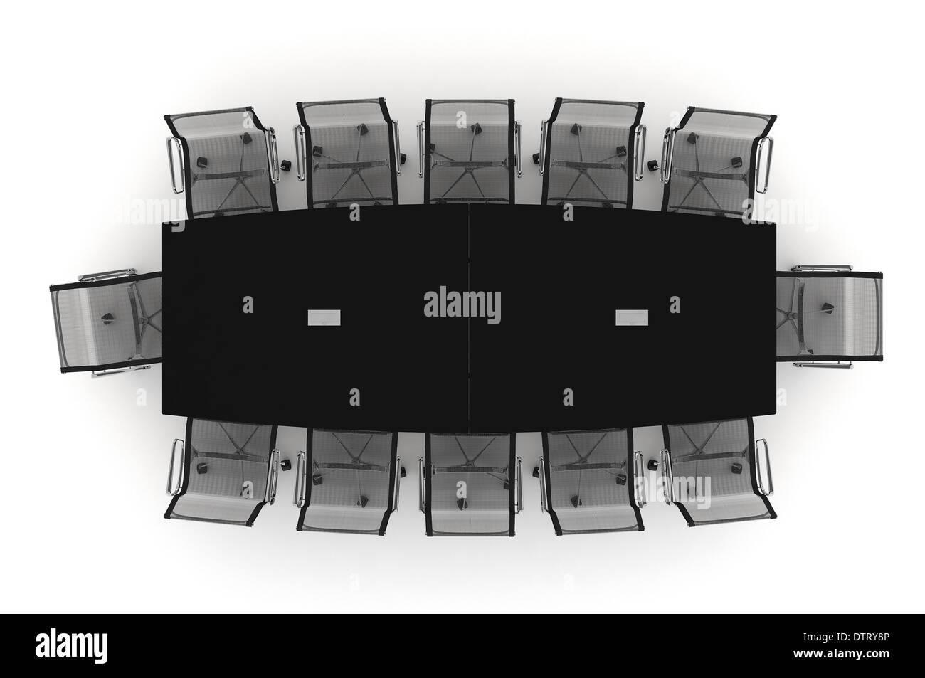 3d rendering Workstation table Stock Photo - Alamy