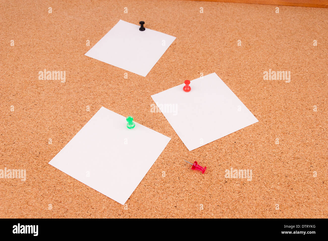 Office Cork Board for notes Stock Photo - Alamy