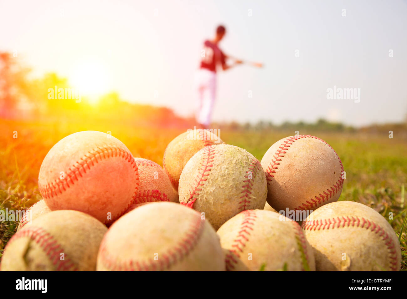 Baseball field grass hi-res stock photography and images - Alamy