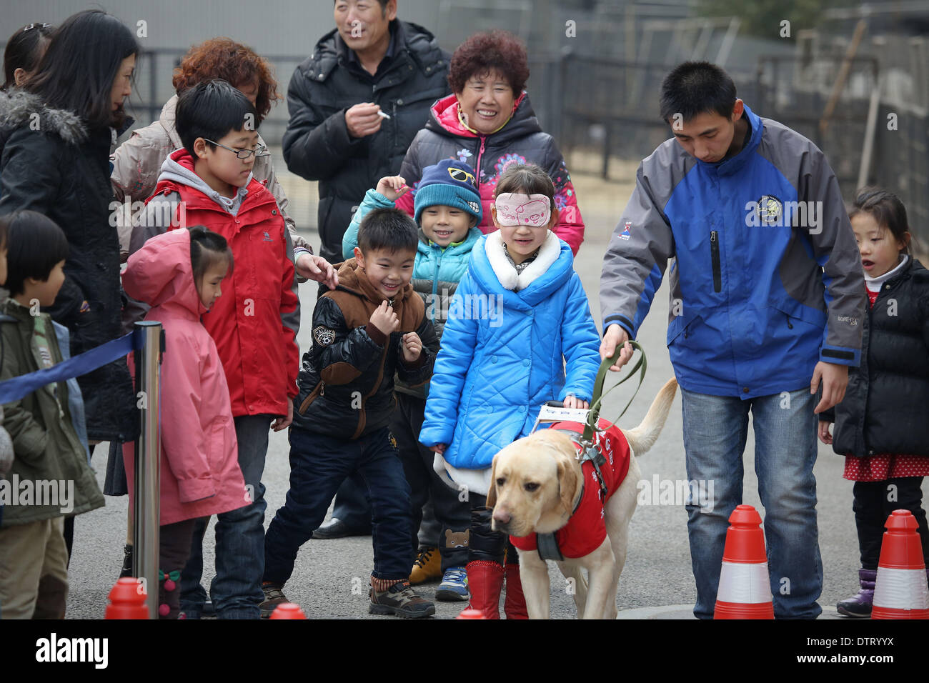 Blind guide walks hi-res stock photography and images - Alamy