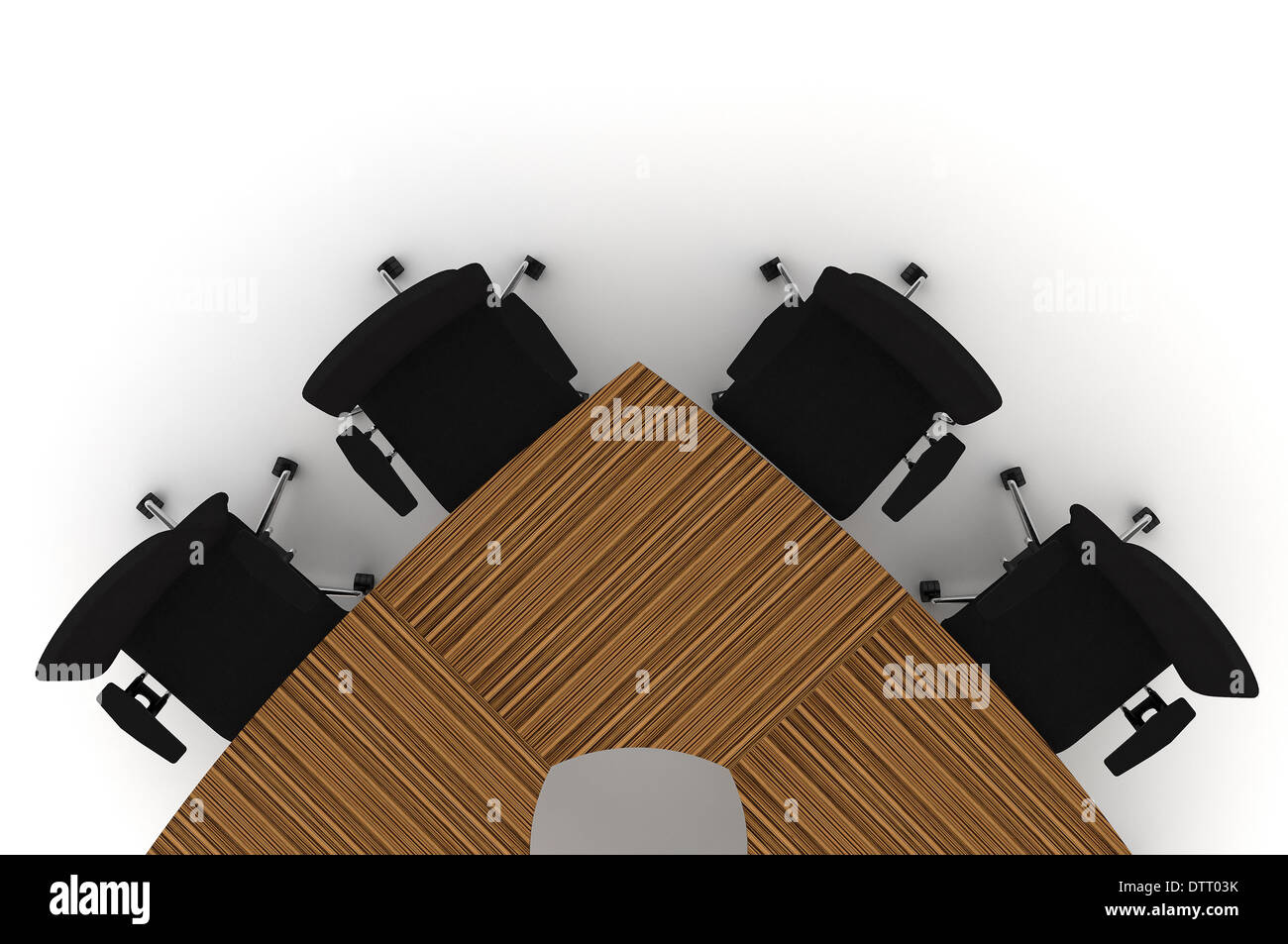 3d rendering Workstation table Stock Photo - Alamy