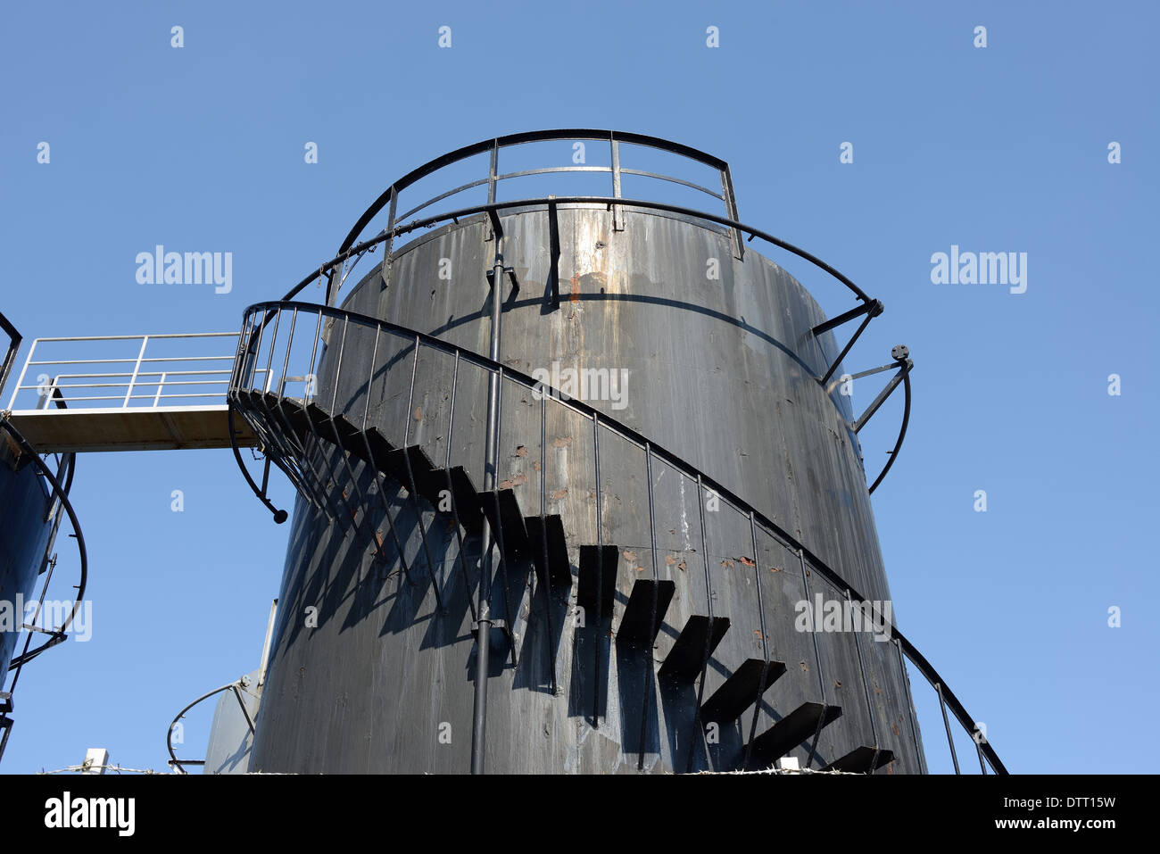 Storage tank spiral staircase hi-res stock photography and images - Alamy