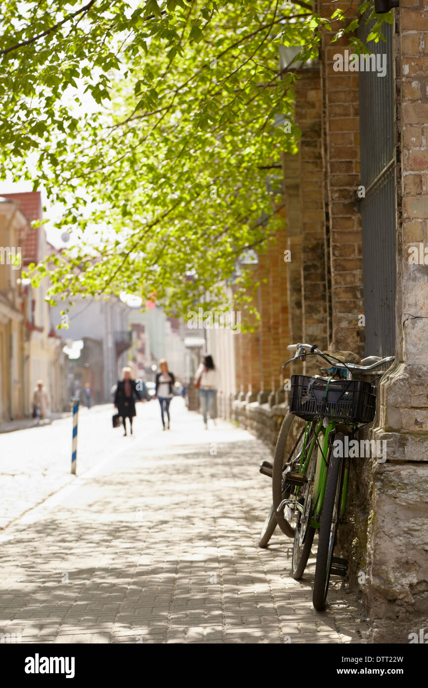 Street in Tallinn at spring Stock Photo - Alamy