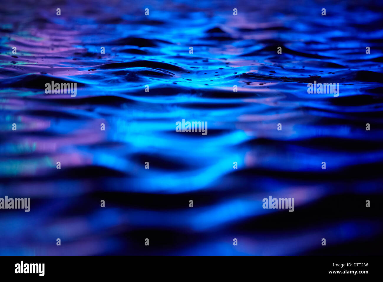 Blue water surface Stock Photo - Alamy