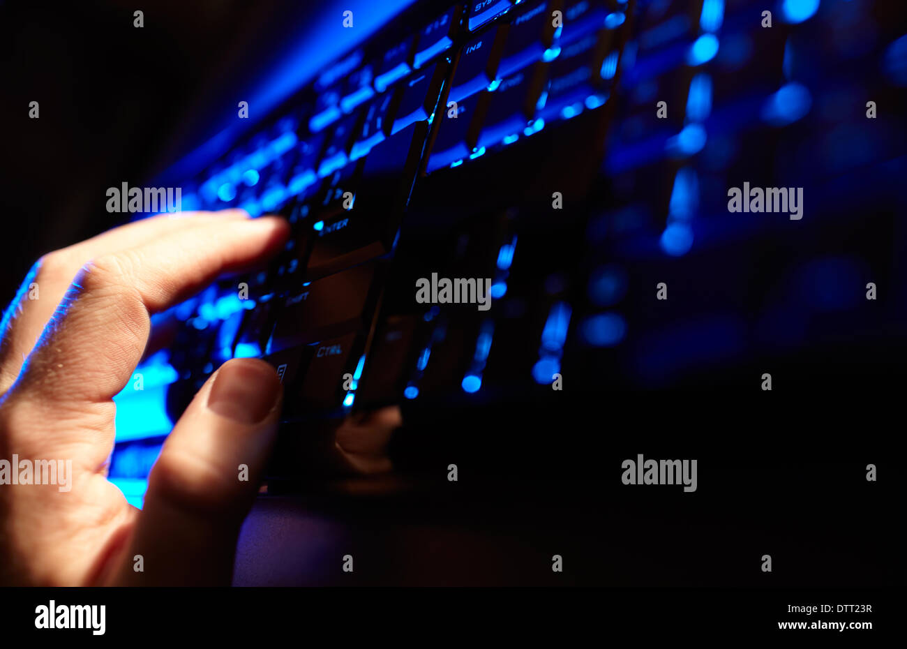 Typing a letter hi-res stock photography and images - Alamy
