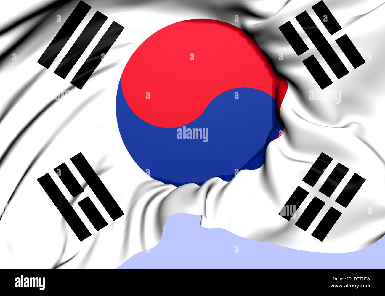 Southern korea flag hi-res stock photography and images - Alamy