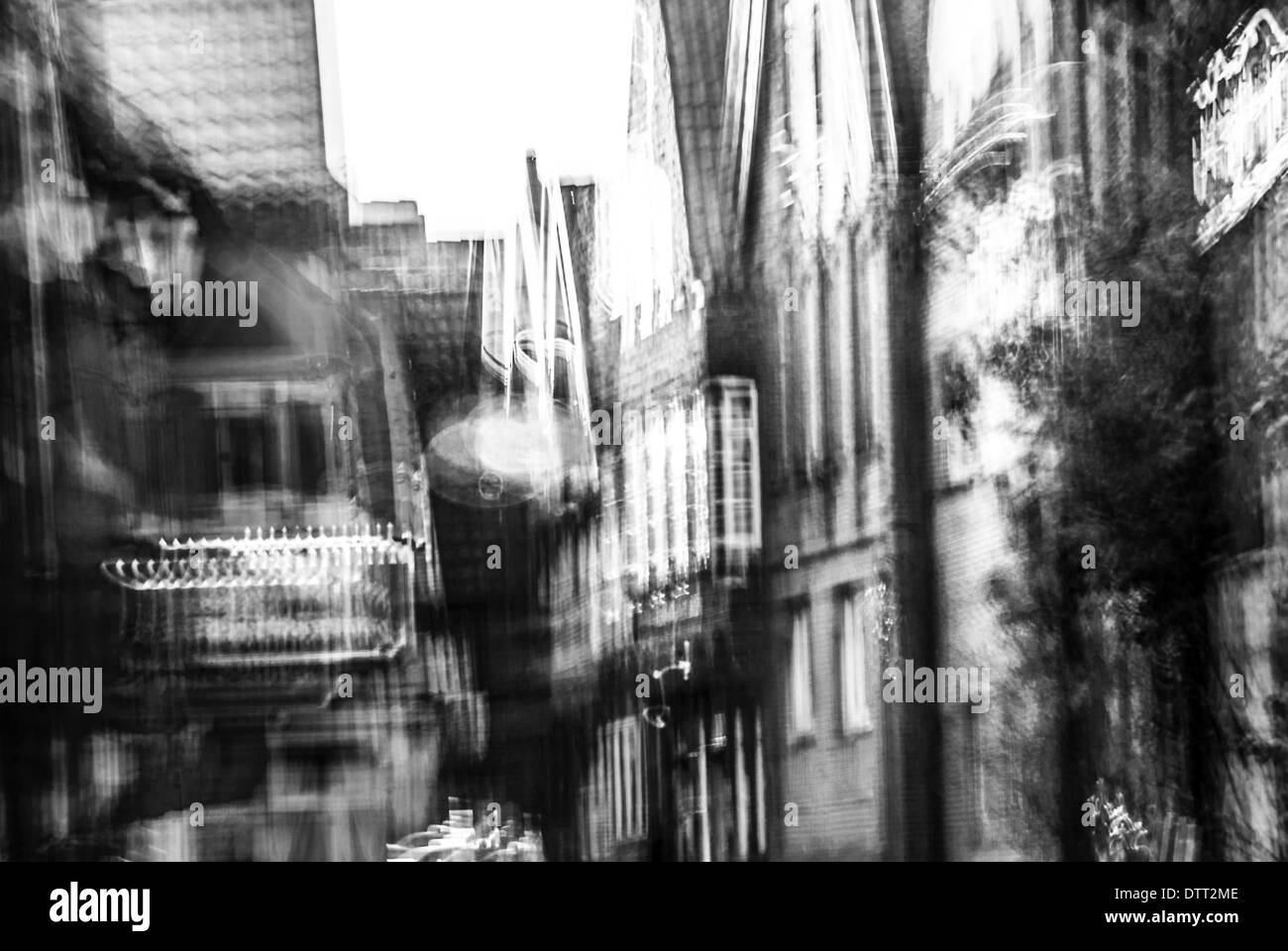 Historic architecture half timbered Black and White Stock Photos ...