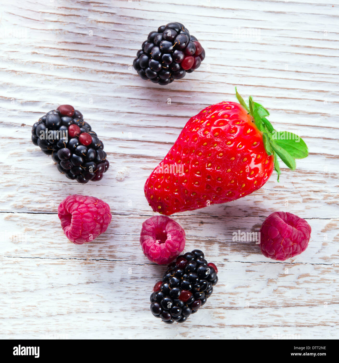 Strawberries, raspberries, blackberries hi-res stock photography and ...