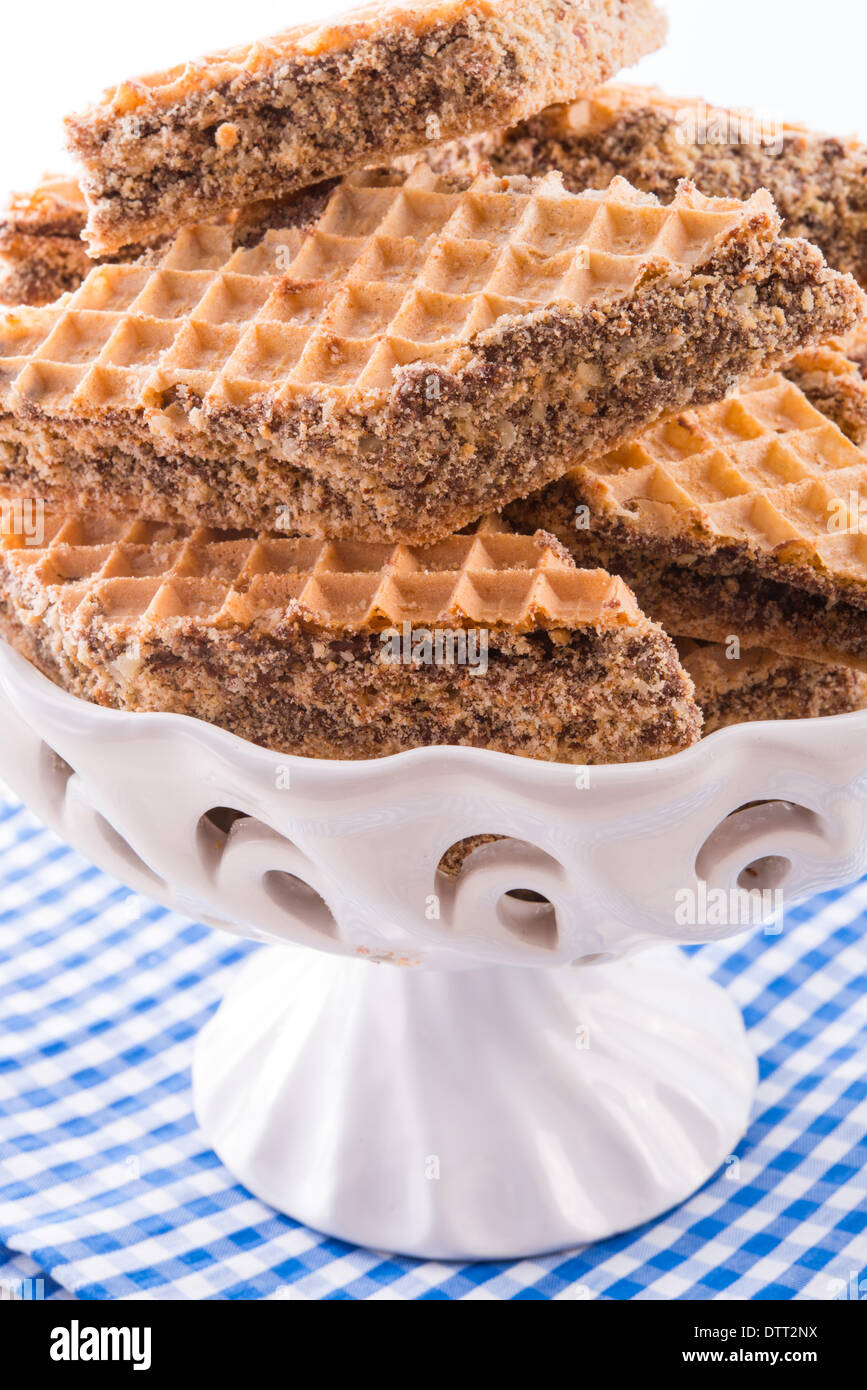 Pischinger (chocolate oblaten cake Stock Photo - Alamy
