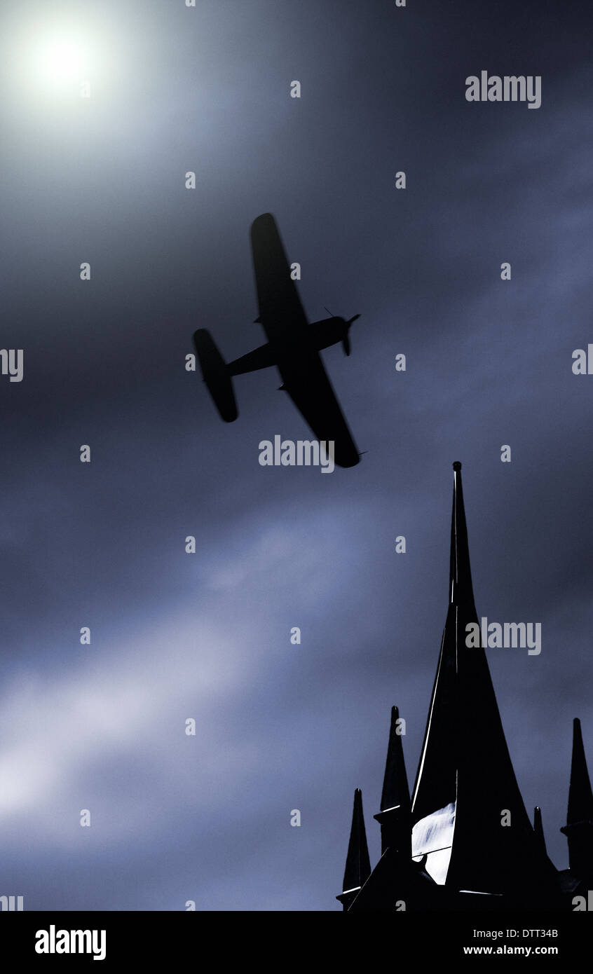 Moonlit rooftop hi-res stock photography and images - Alamy