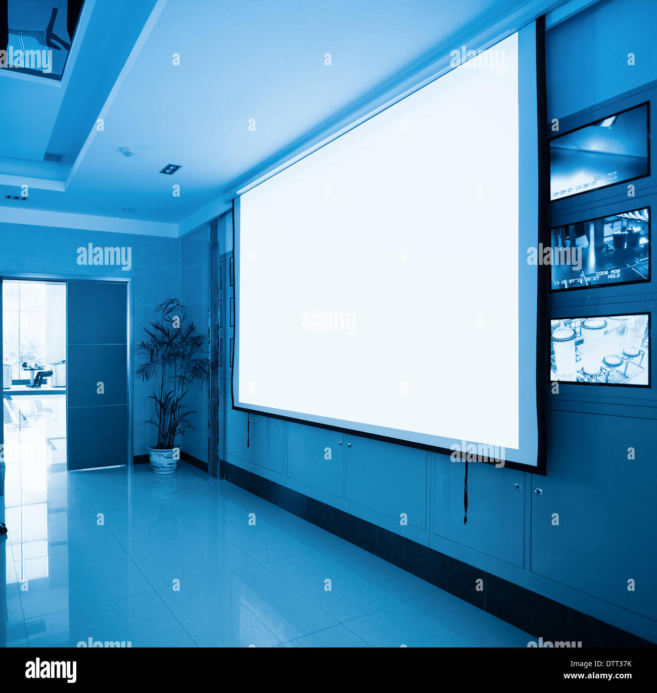 Conference Room With Projector