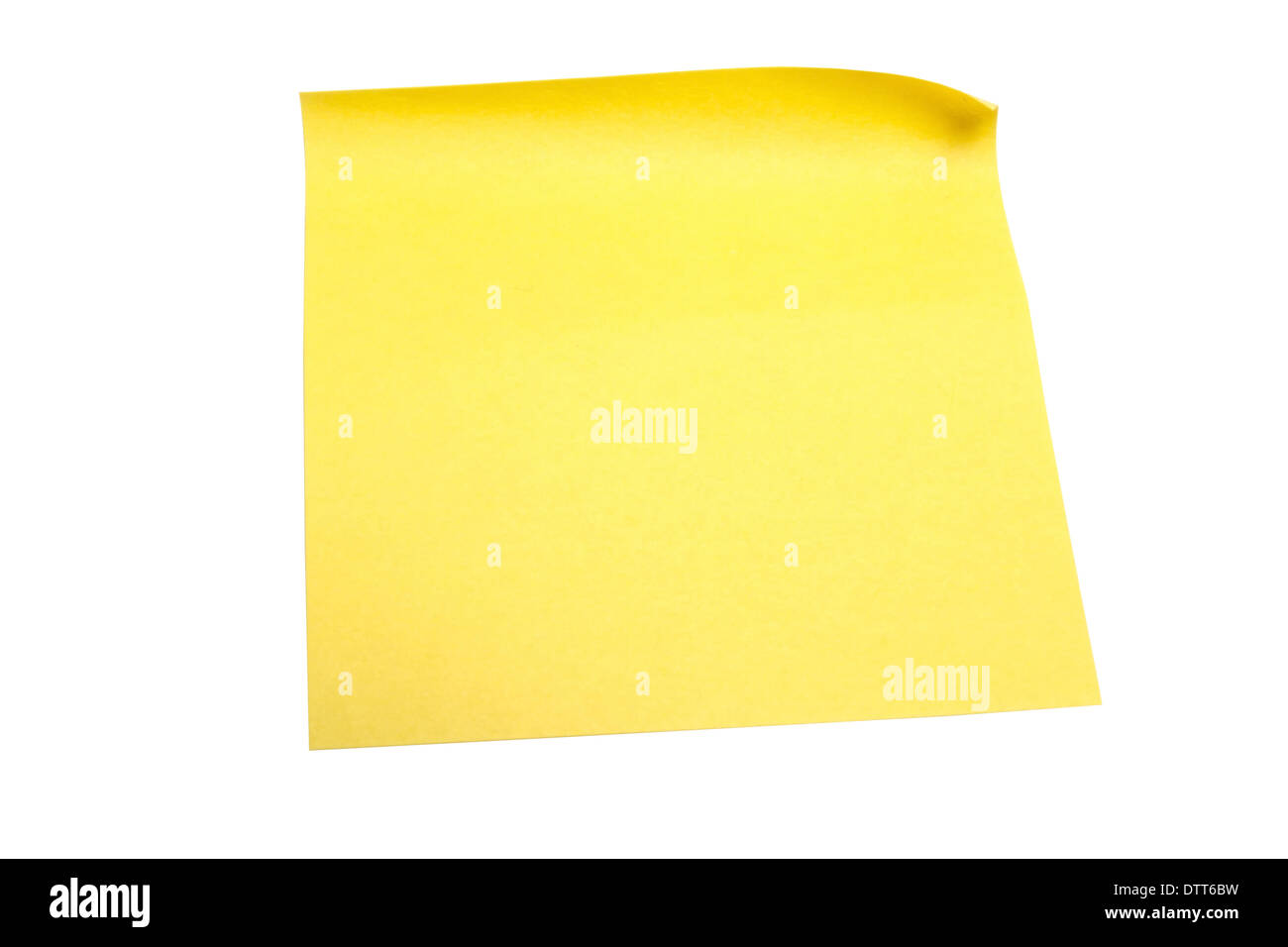 Yellow memo paper Stock Photo - Alamy