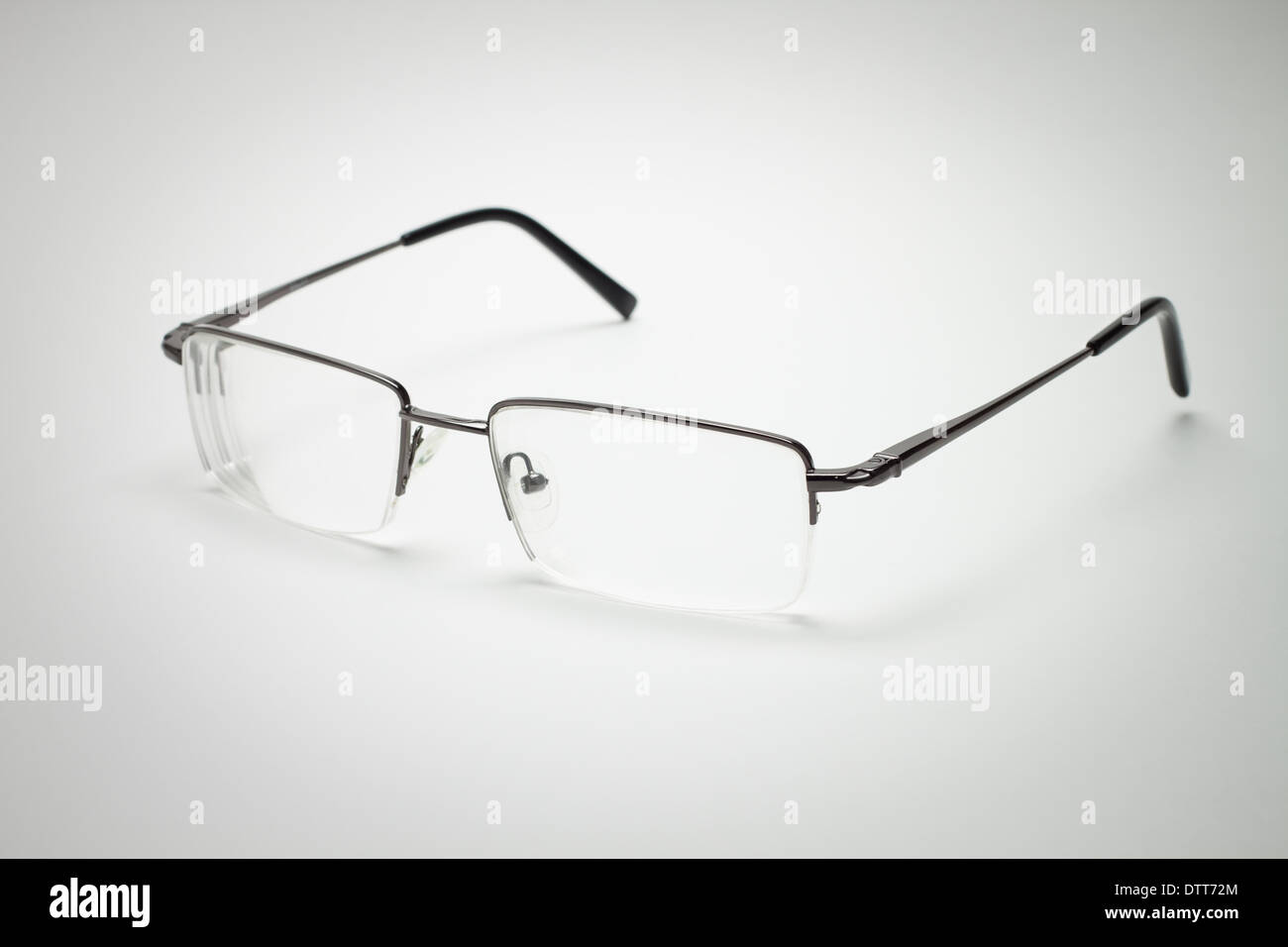 glasses on the grey background Stock Photo - Alamy