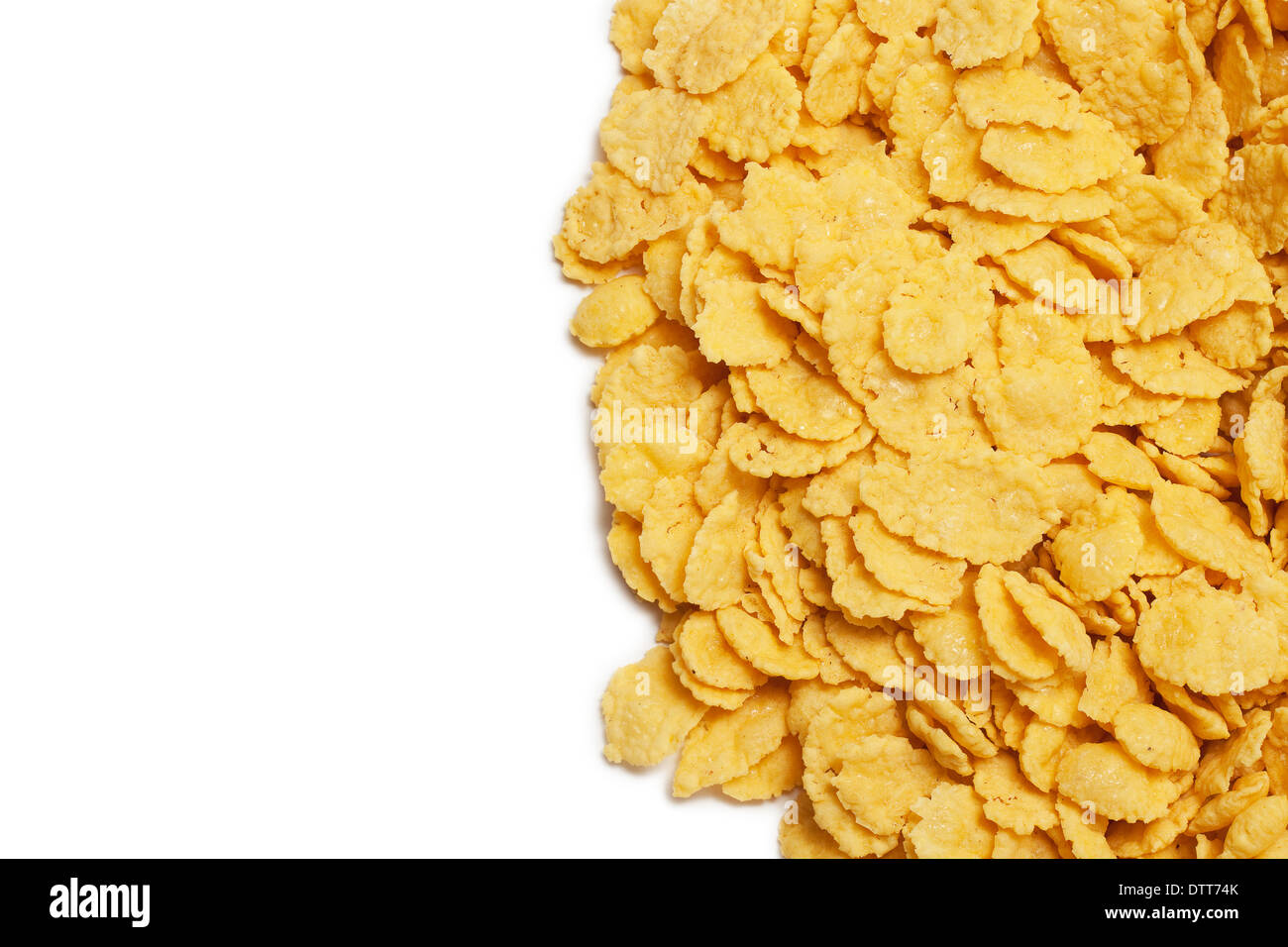 cornflakes background and copy space Stock Photo - Alamy