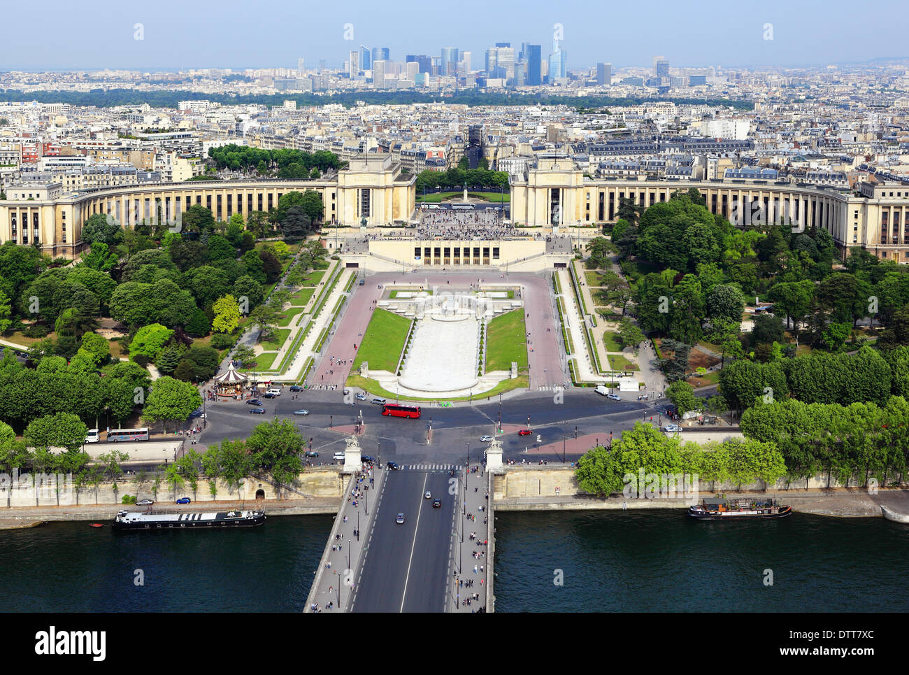 Paris from Eiffel Tower Stock Photo - Alamy