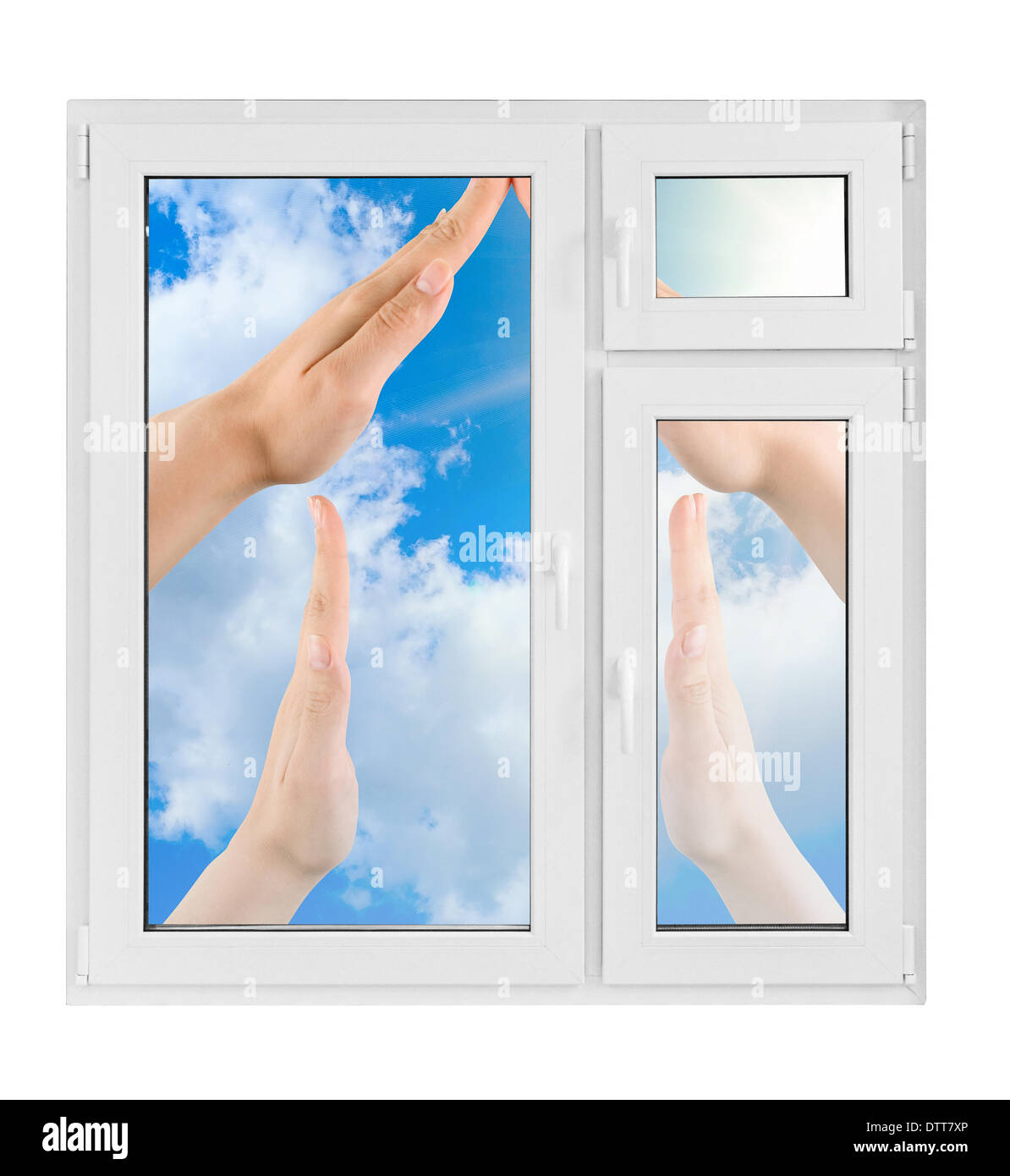 Window interior design clean modern Cut Out Stock Images & Pictures - Alamy