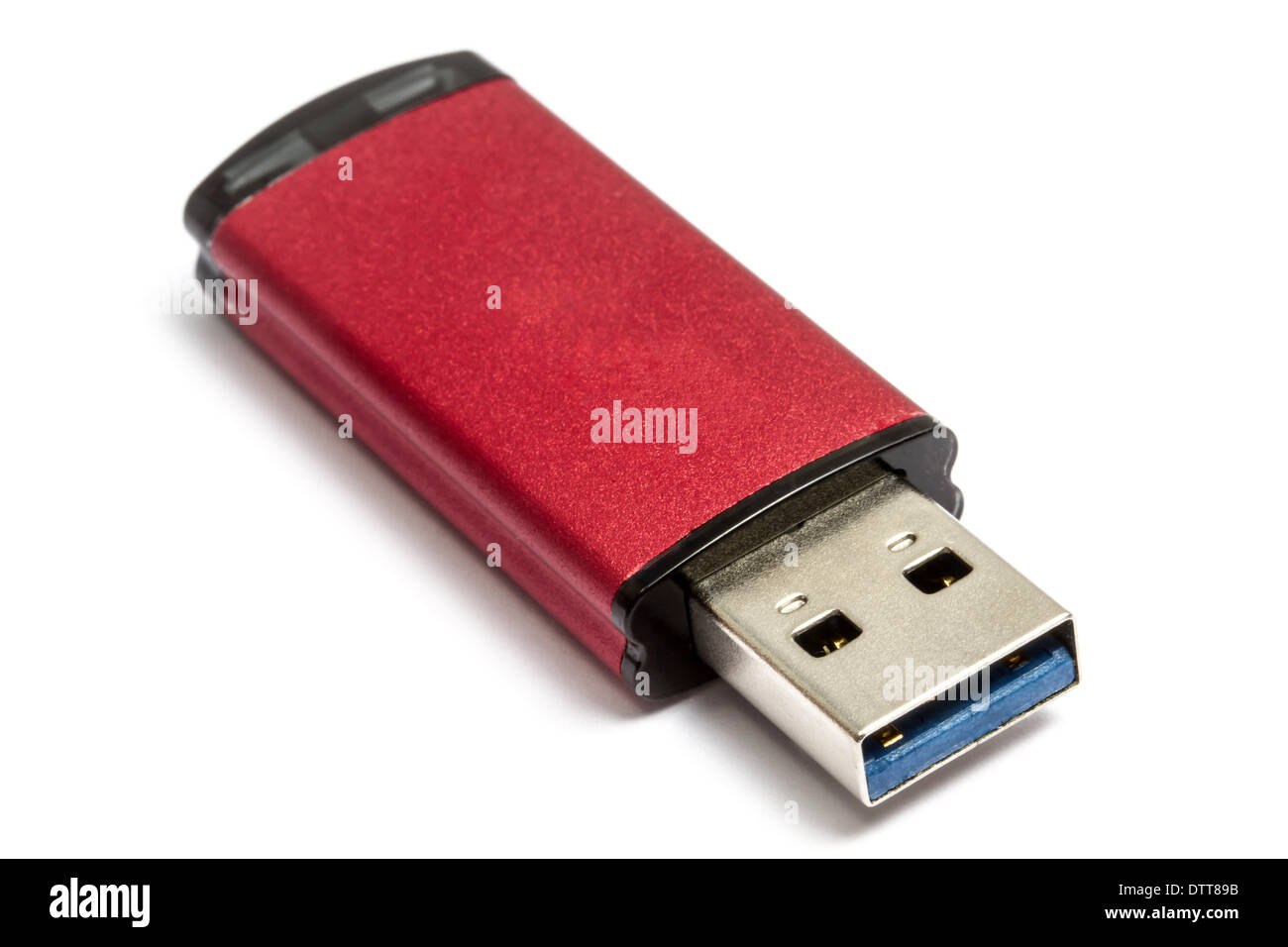 USB Flash Drive isolated on white Stock Photo - Alamy