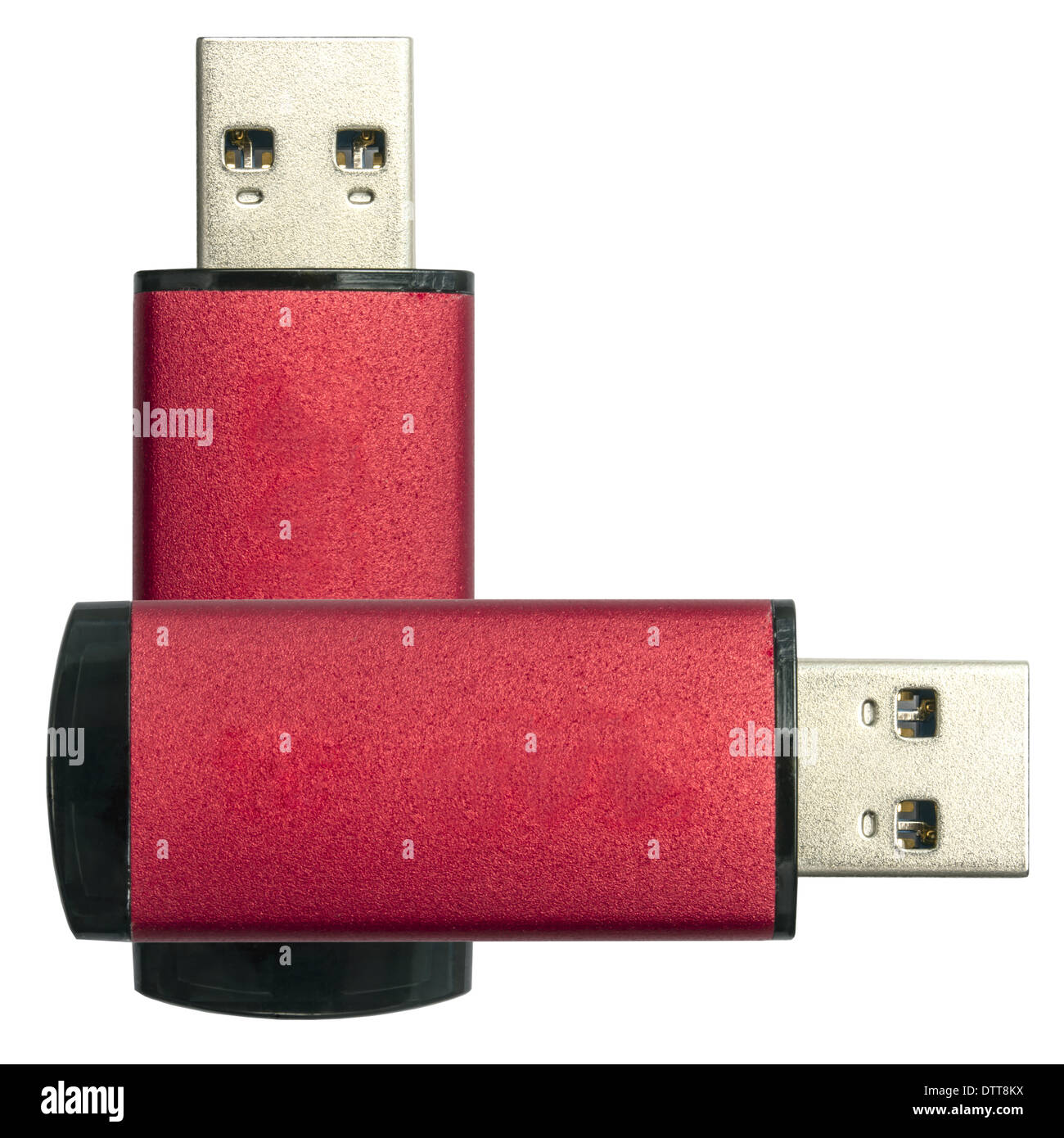 USB Flash Drive isolated on white Stock Photo - Alamy