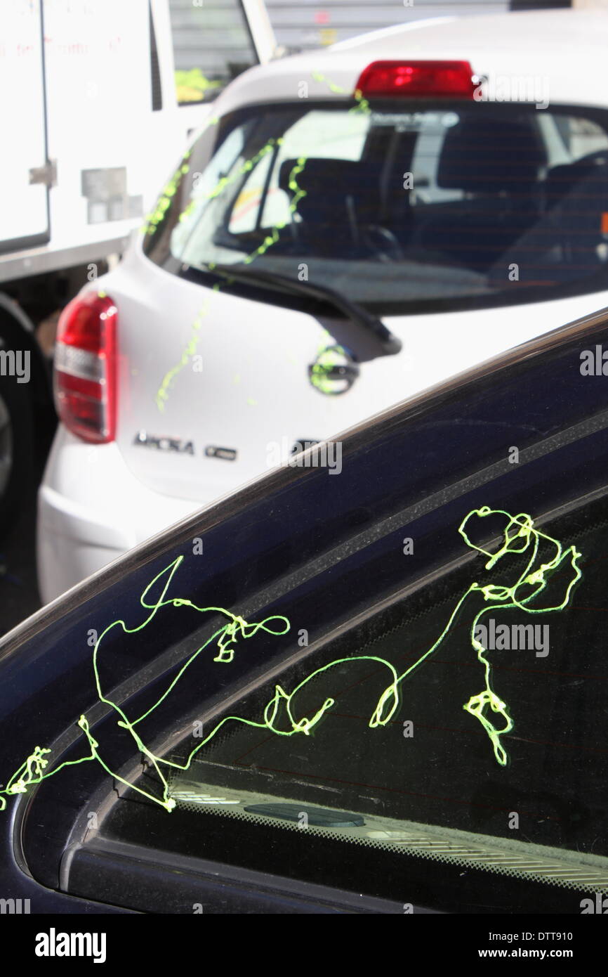 Rome, Italy. 23rd February 2014. Carnival day on Via Oderisi da Gubbio ...