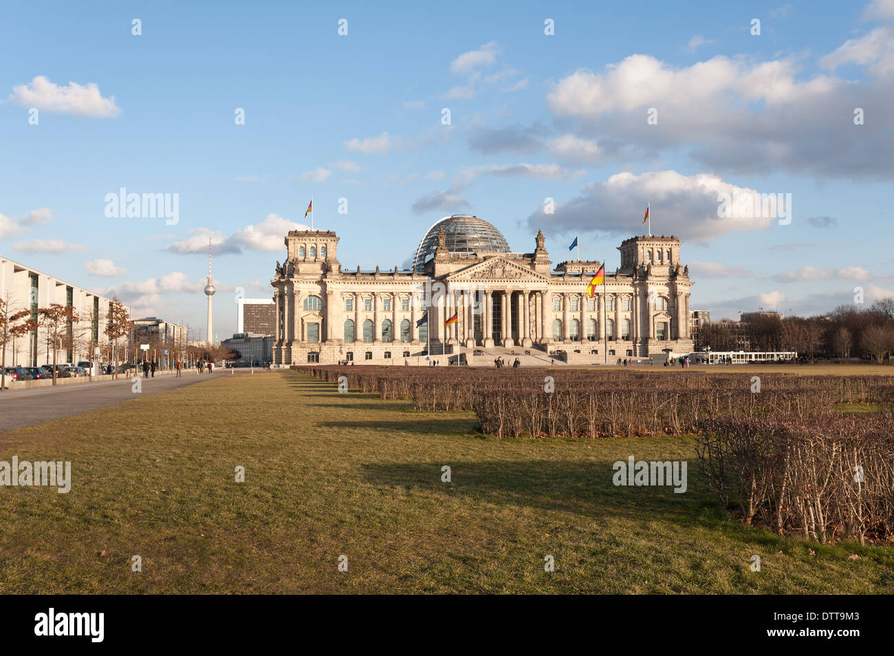 Paul Labbe House and Reichstag Parliament Buildings Berlin Germany ...