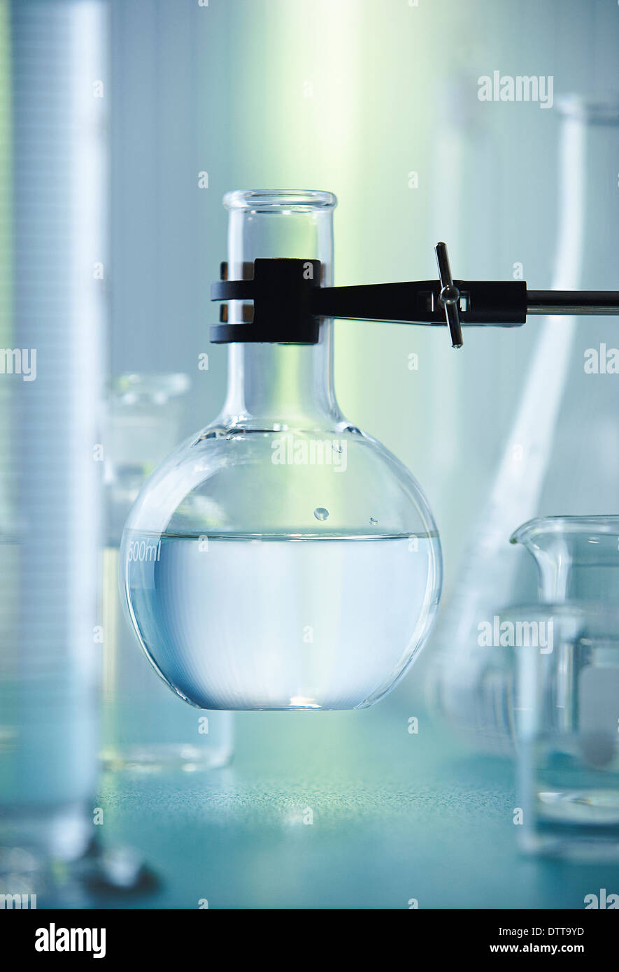 Beaker of liquid in lab Stock Photo - Alamy