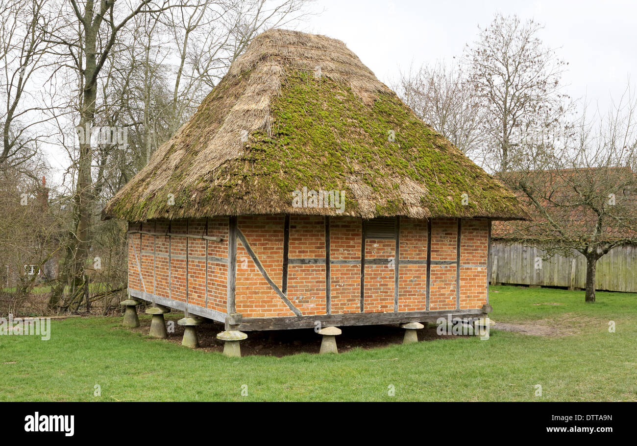 old restored country buildings at weald and downland museum sussex ...