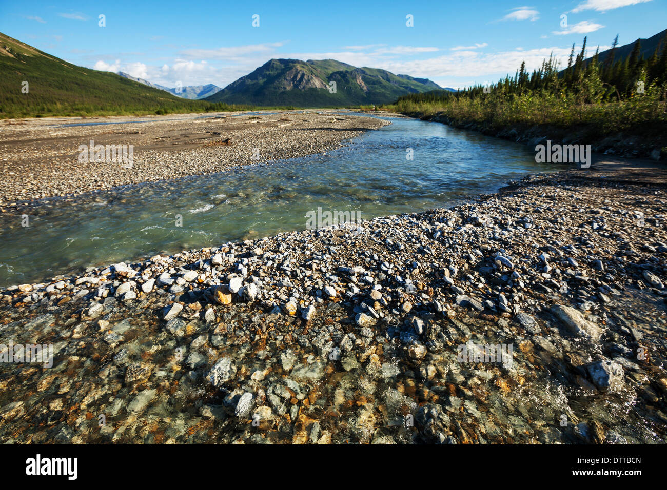 River on Alaska Stock Photo - Alamy