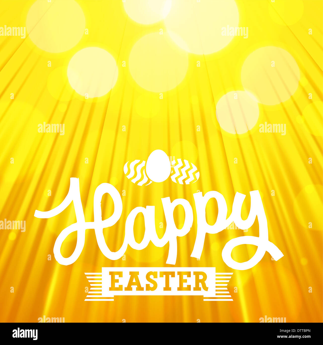 Easter background of orange color with sun rays. Raster version Stock ...