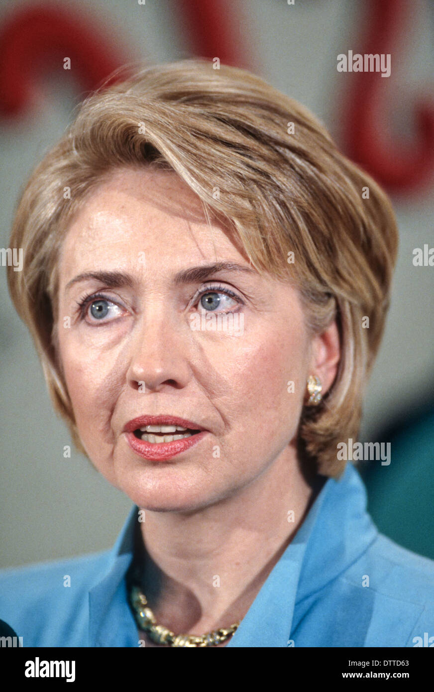 Hillary clinton 1998 hi-res stock photography and images - Alamy