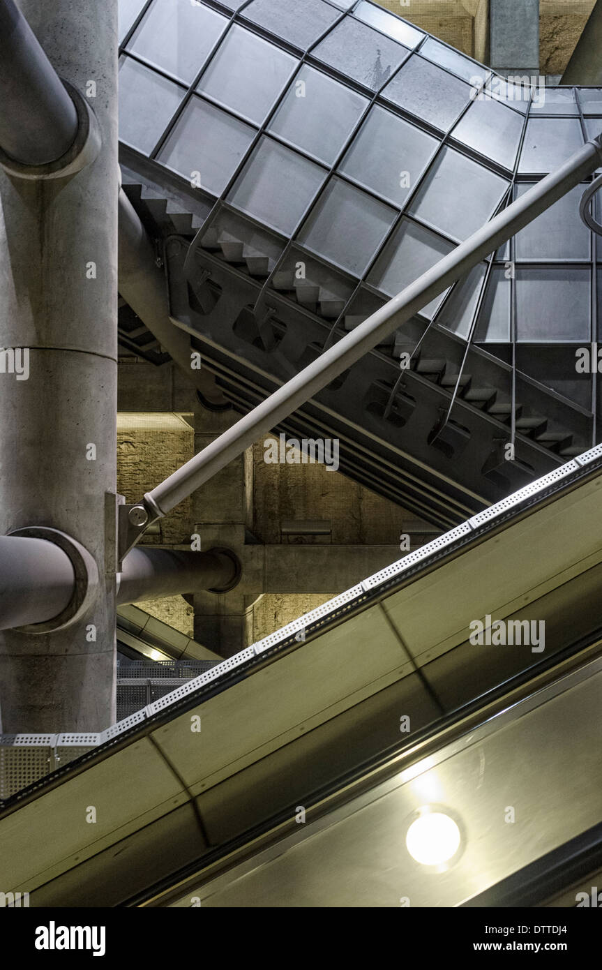 Interesting shapes and construction of the escalators at Westminster ...
