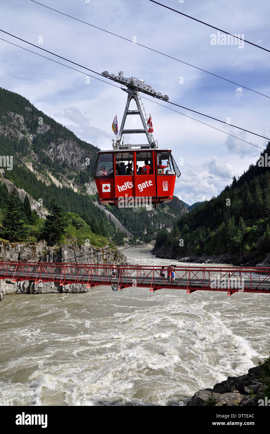 Hell's Gate Airtram, Fraser Canyon, British Columbia, Canada Stock ...