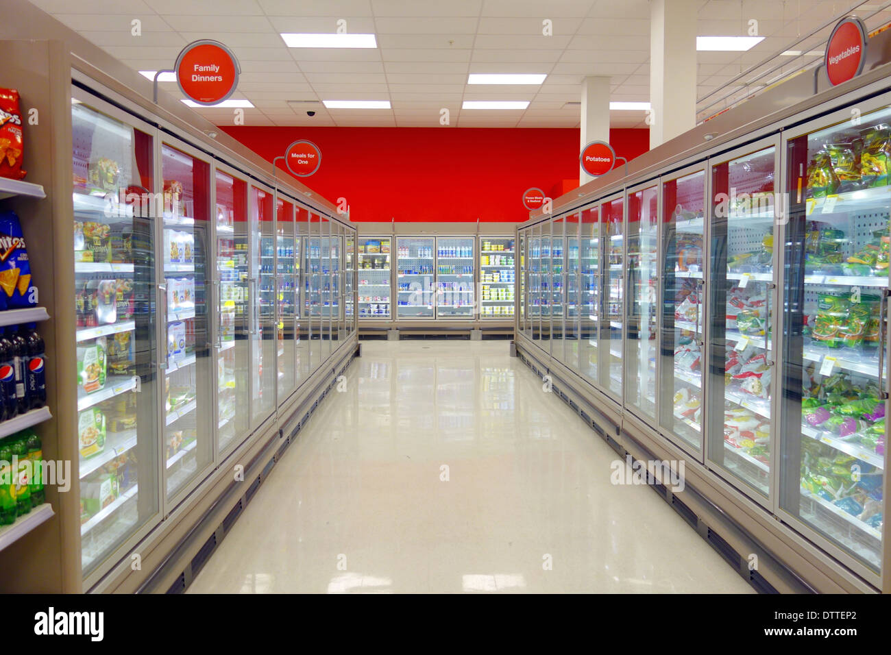 Frozen food aisle in a supermarket in Toronto, Canada Stock Photo - Alamy